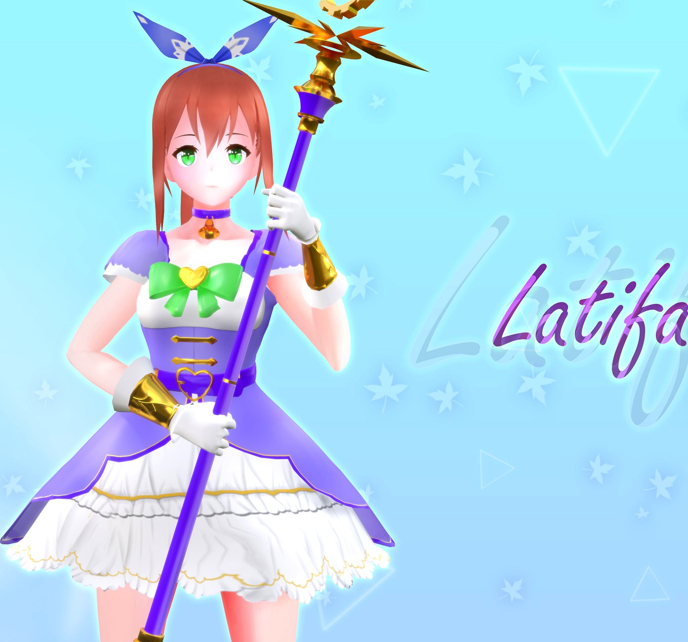 Latifa 3D: Anime Style PBR Character (Game-Ready/VRChat) model