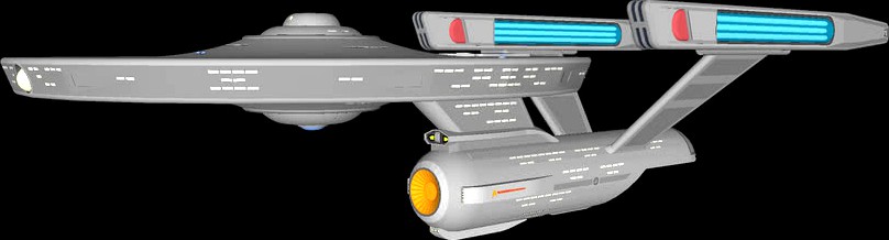 classic starship by CTL. 3d model