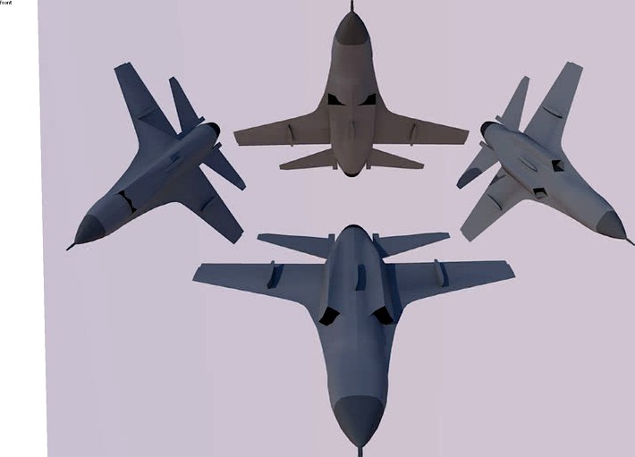 Wolf Industries F16 Concept Aircraft 3d model