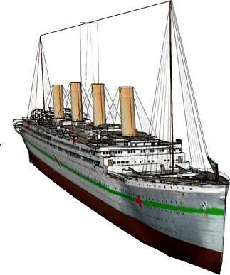 britannic 3d model