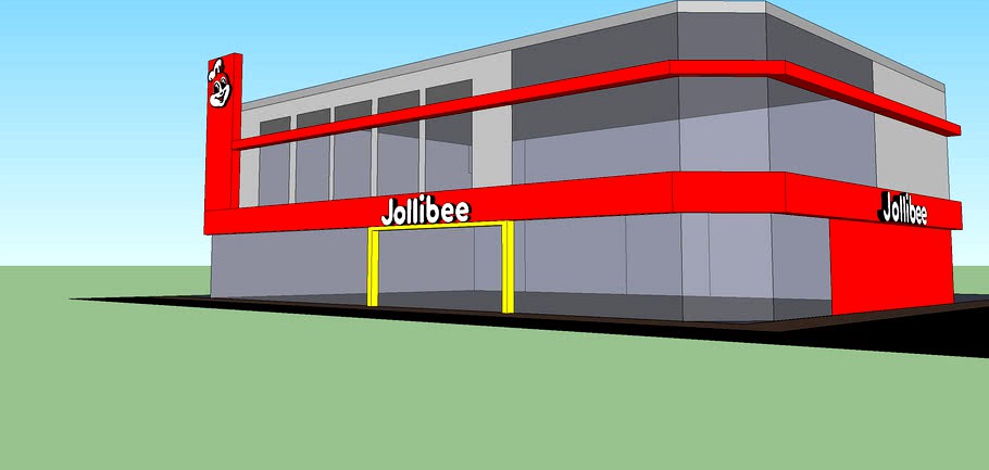 Jollibee Branch (28th version) 3d model