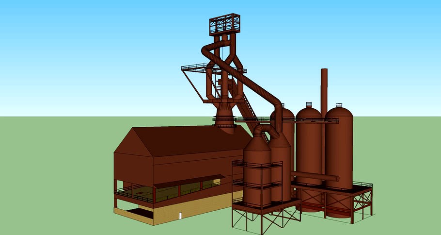Blast Furnace Teresa 3d model