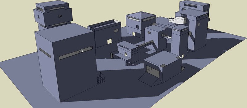 Halo 3 map city level (maybe) 3d model