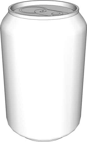 beer can 3d model