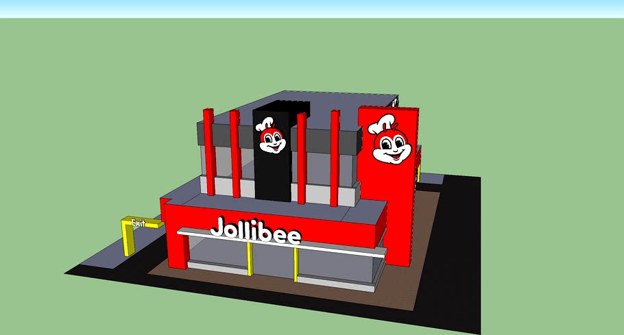 Jollibee Branch (27th version) 3d model