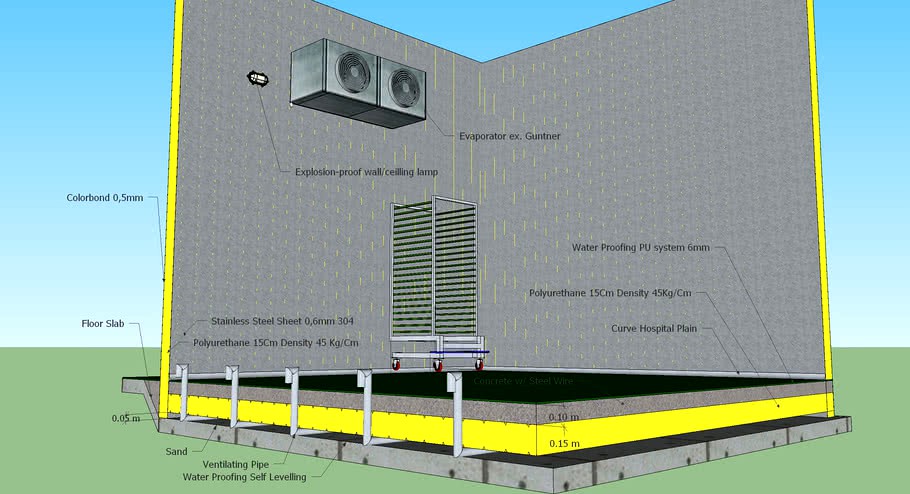 Cold Storage Design 3d model