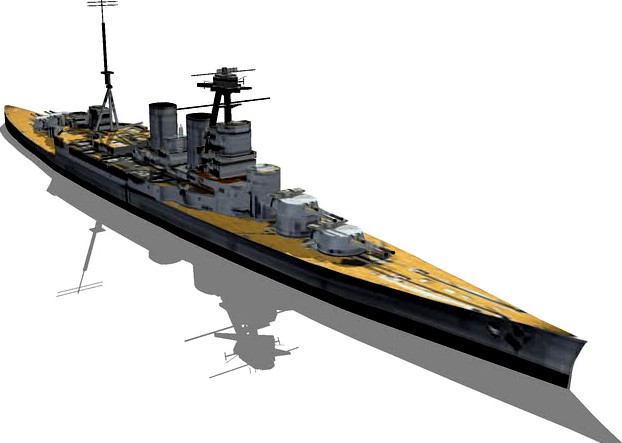 HMS Hood 3d model