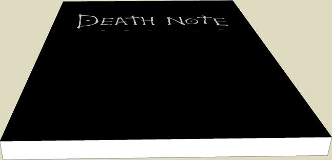 Death note 3d model