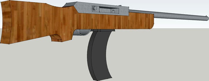 Ruger 10/22 3d model