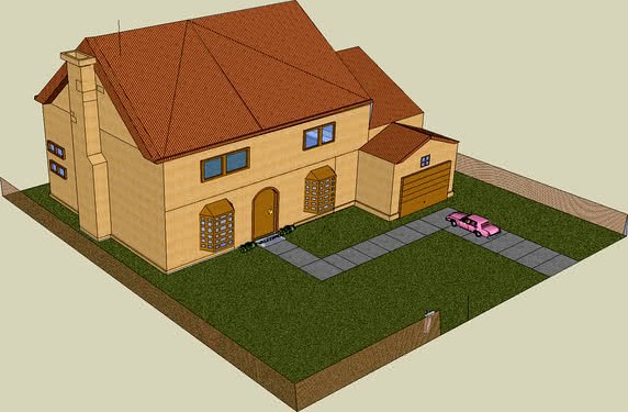 The Simpsons house 3d model