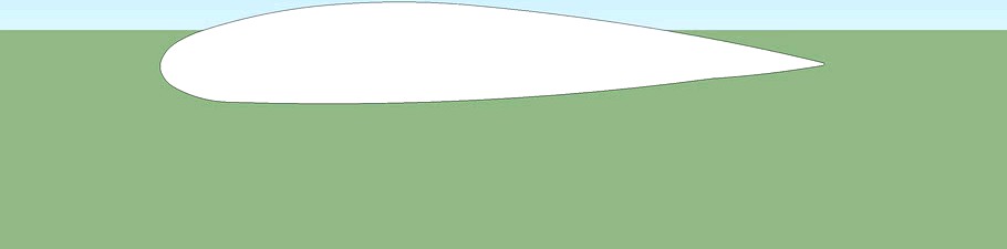 airfoil NACA 2415 3d model