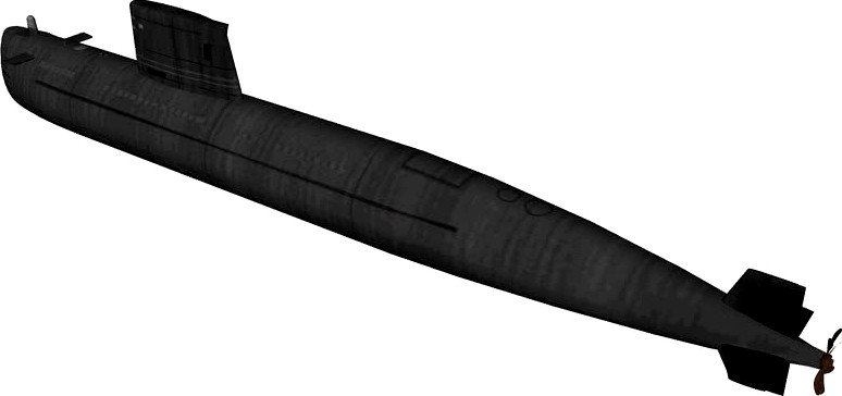 Agosta Class Submarine 3d model
