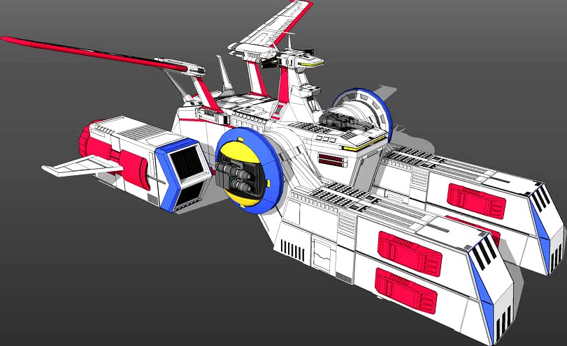 WhiteBase improved version(Combat form) 3d model