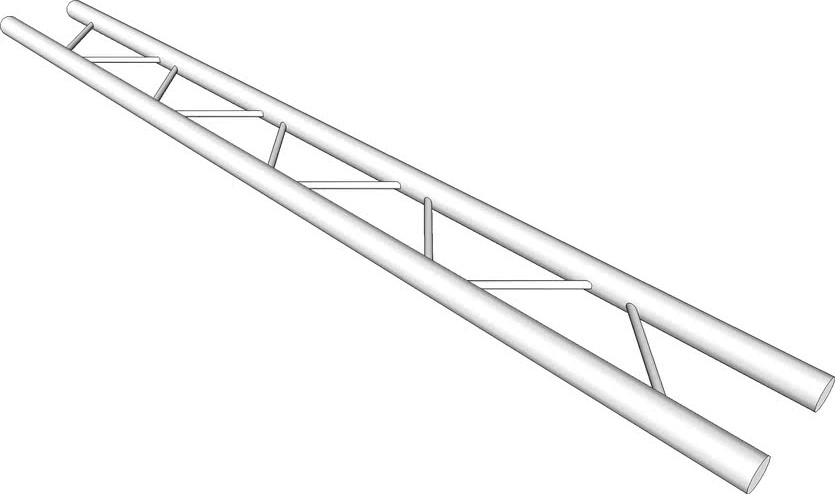 Ladder Truss - Straight 3d model