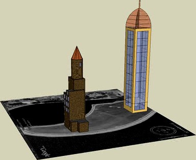 Wisconsin Trade center & Imperial Hotel 3d model
