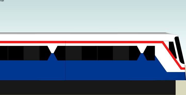 BTS Skytrain 3d model
