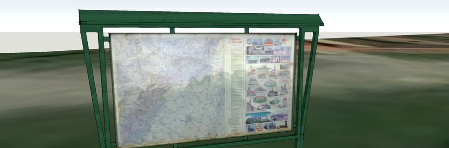 Mapa Trnavy a okolia v Smoleniciach 3d model