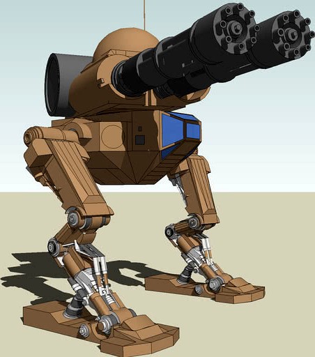 'BIG PUNCH' MECH 3d model