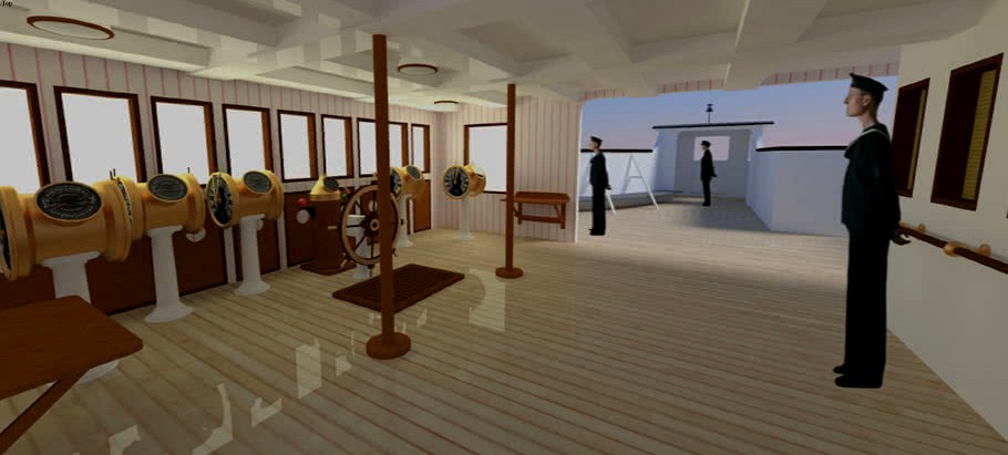 Titanic Bridge 3d model