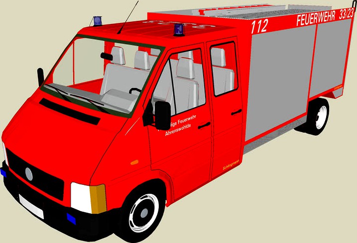 TSF-W Schlingmann/ fire truck 3d model