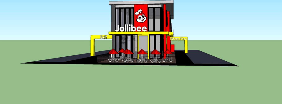 Jollibee Branch (21st version) 3d model