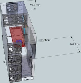 COMPUTER CASING 3d model