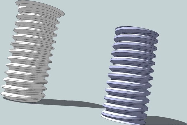 M6 screw THREAD 3d model