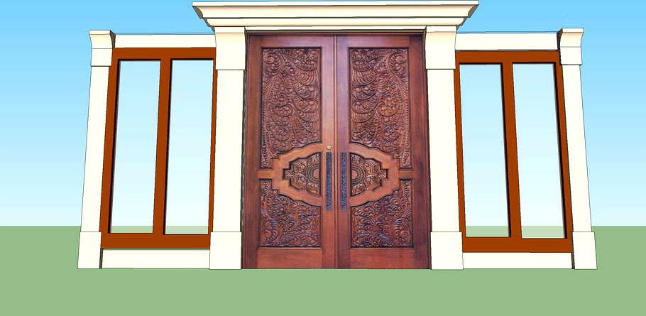 Main Door design 3d model