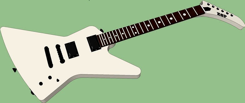 ESP Explorer MX 220 White Version 3d model