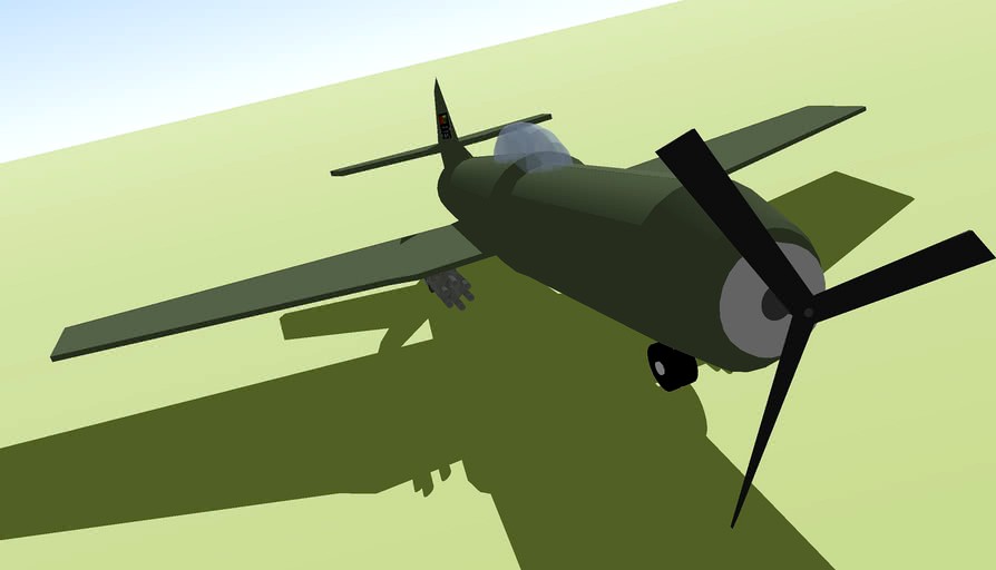 War Plane (Updated) 3d model