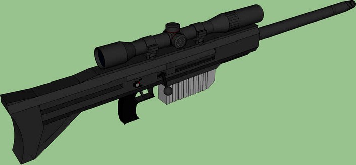 Barrett M99 Falcon (updated) 3d model