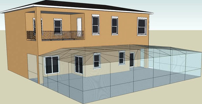 Screen cage 3d model