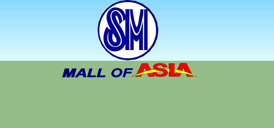 SM Mall Of Asia logo 3d model
