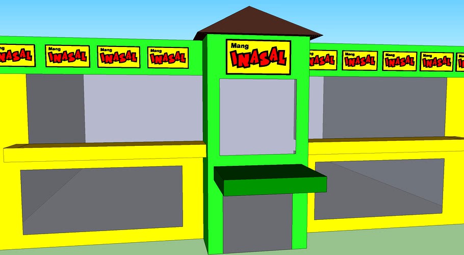 Mang Inasal Branch (2nd version) 3d model
