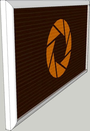 Aperture science computer screen 3d model