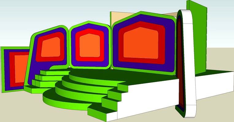 The Price Is Right Home Base. 3d model
