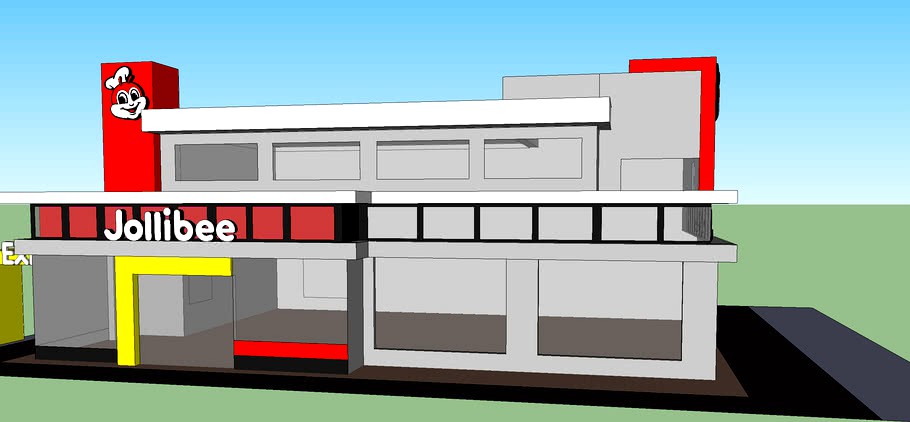 Jollibee Branch (16th version) 3d model