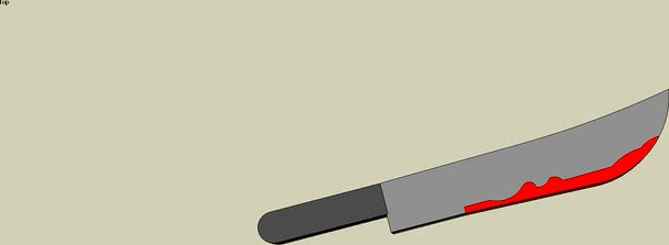 jason's machete 3d model