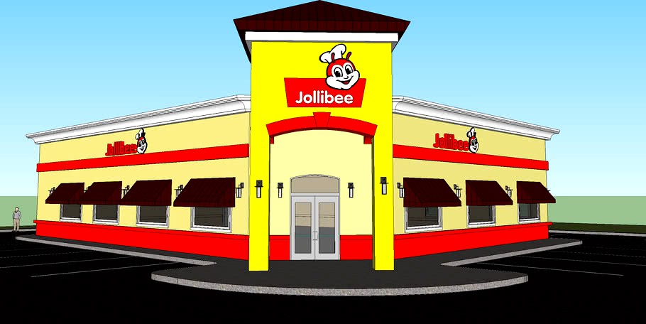Jollibee Branch (15th version) 3d model