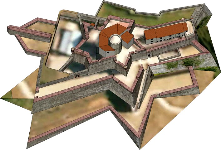 LE FORT LAGARDE , PRATS DE MOLLO ,VAUBAN 3d model