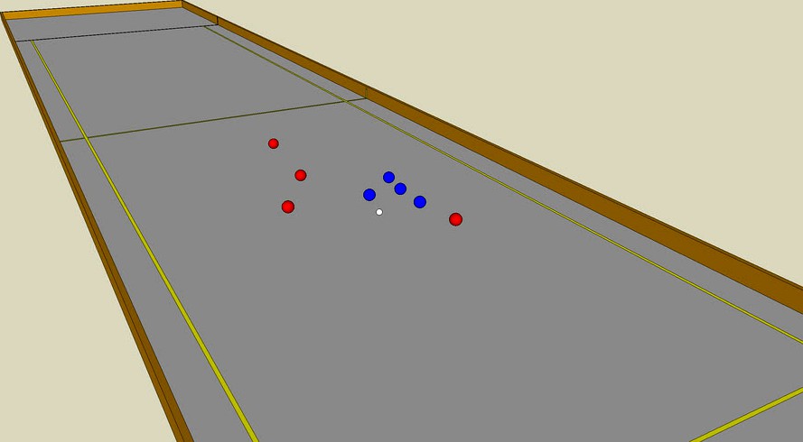 Bocce Ball Court 3d model