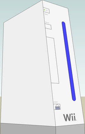 Nintendo Wii 3d model