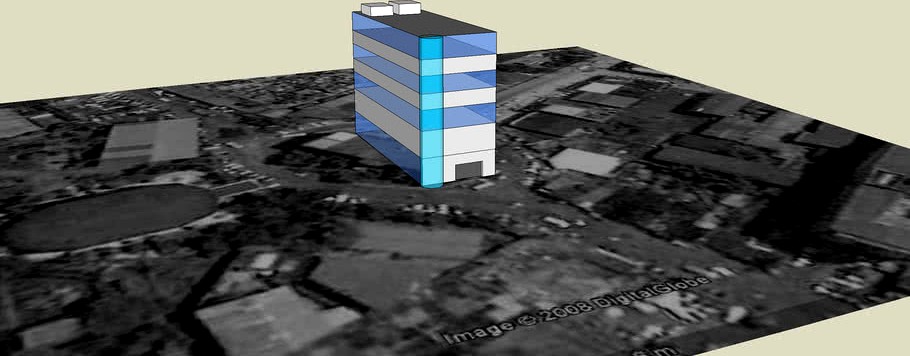 malabon municipal hall 3d model