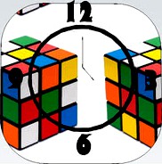Rubiks Cube Clock 3d model
