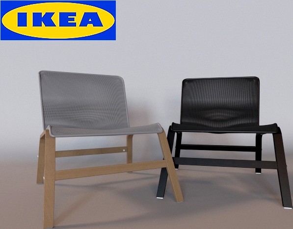 chair of ikea 3d model