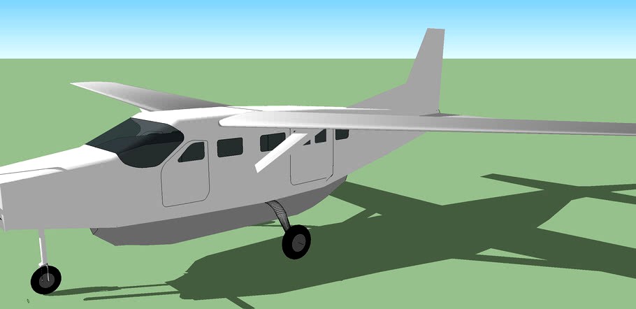 Template - Cessna C208B Grand Caravan 3d model