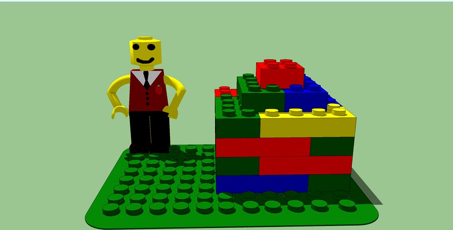 Lego Man 3d model