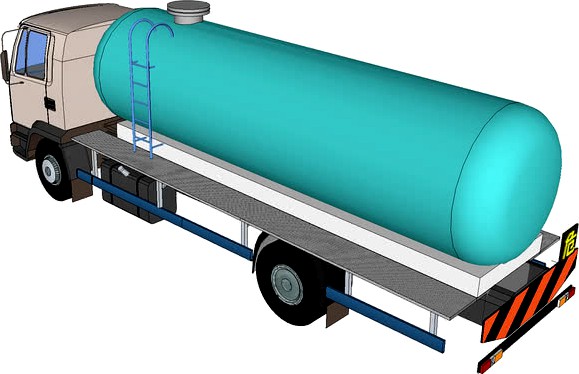 Tank Lorry 3d model