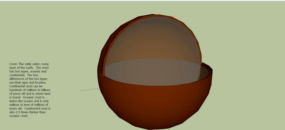 Earth's Crust 3d model