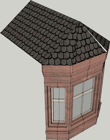 Dormer Bay Window 3d model
